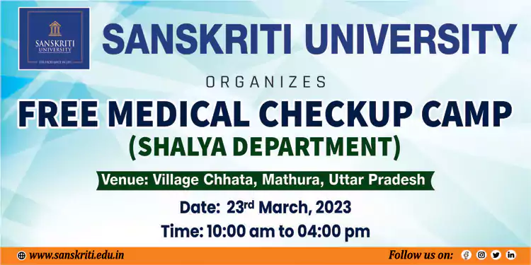 Free Medical Check-up by Shalya Department